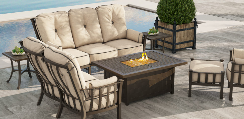 Santa Fe by Castelle | Georgetown Fireplace and Patio